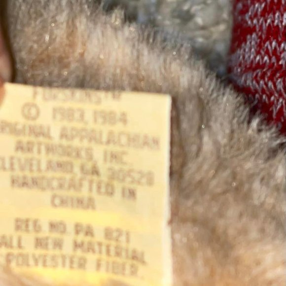 Toys | 1986 Furskins Bear Plush Boone Furskin Beekeeper Xavier Roberts ...